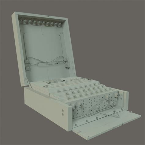 Enigma Machine 3d Model Turbosquid 2304568