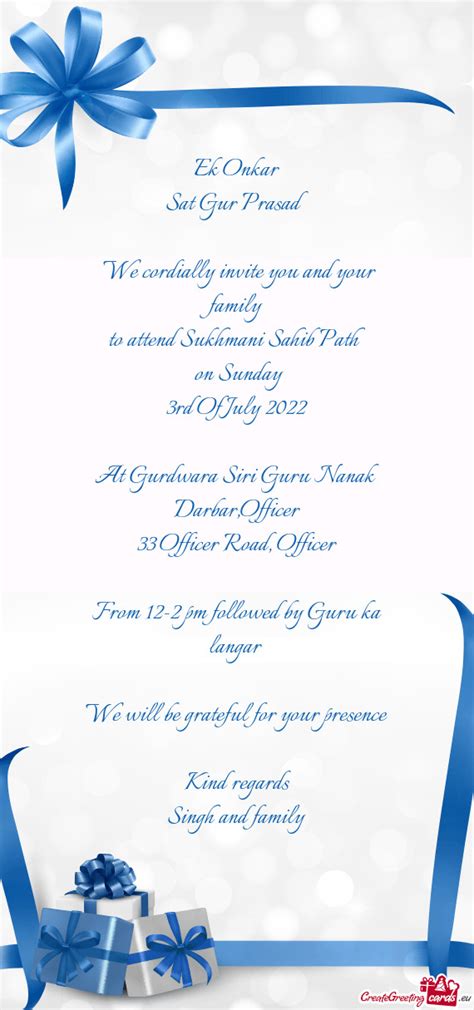 sat gur prasad free cards