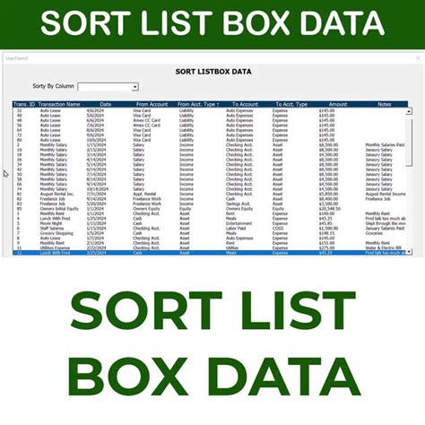 Randy Austin On Linkedin Vba Excelvba Sorting Listboxdata