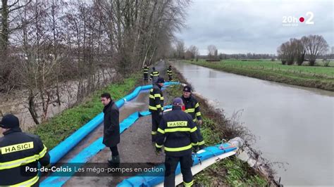 Inondations dans le Pas de Calais des méga pompes pour évacuer leau