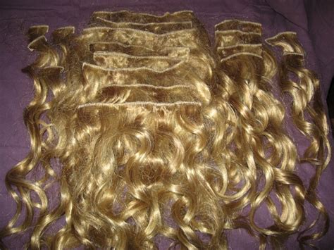 Hair U Wear Synthetic Hair Extensions Ginger Blonde Color