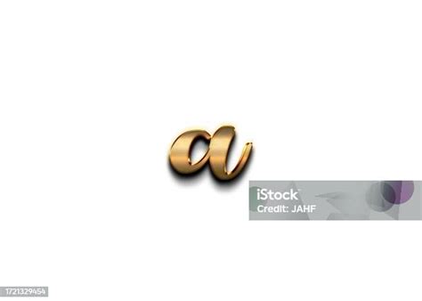 金色の3d 白い背景に小文字のアルファベットの文字a お祝いのストックフォトや画像を多数ご用意 お祝い アイコン アイコンセット