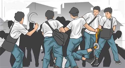 Tawuran Pelajar Di Tamansari Jakarta Barat 1 Orang Terkena Panah