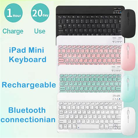 10inch Wireless Bluetooth Keyboard Mouse Set Mini Bluetooth Mobile Keyboard For Laptop Shopee