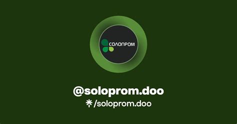 Soloprom Doo Facebook Linktree
