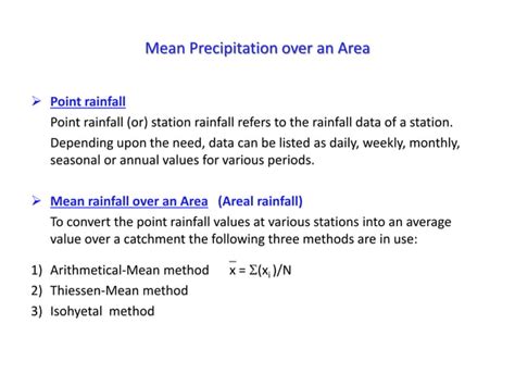 Rainfall Analysis Solved Examplesweek2cve3305pdf