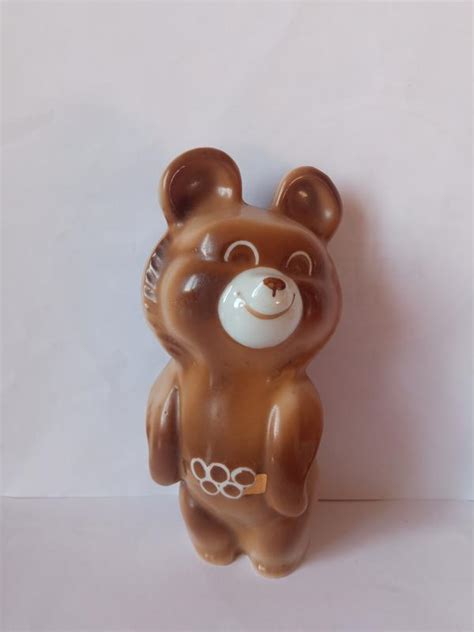 Статуетка ведмедик олімпійський вінтаж — ціна 350 грн у каталозі Статуетки Купити товари для