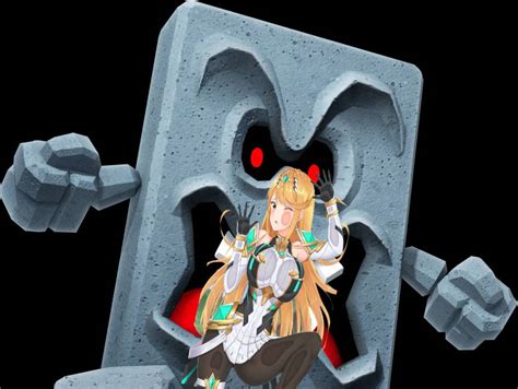 Mythra Flattened By A Whomp By Strikefromtheshadow On Deviantart
