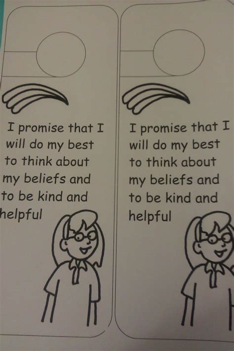 Rainbows Promise Door Hangers Nov 2014 Rainbow Activities Rainbow