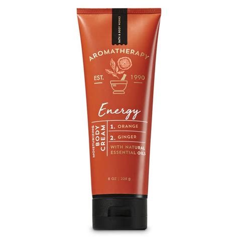 Bath And Body Works Aromatherapy Energy Orange Ginger Body Cream Body
