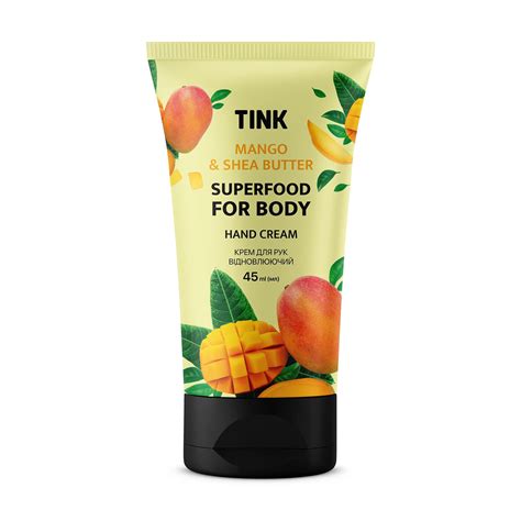 Восстанавливающий крем для рук Tink Mango с экстрактом манго и маслом ...