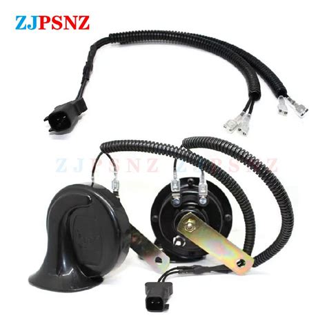 Ly Car Horn Plug 4 Wire Corrugated Tube Dedicated Snail Horn Male