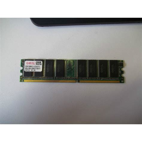 Memoria Ram Geil 256mb Pc2700 Ddr Dimm Cl 2 5 6 3 3 Usato Agx