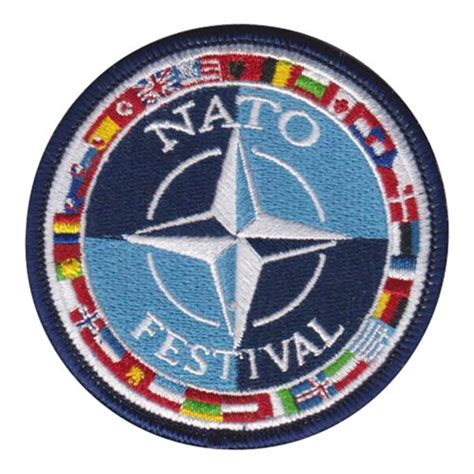 Nato Festival Patch North Atlantic Treaty Organization Patches