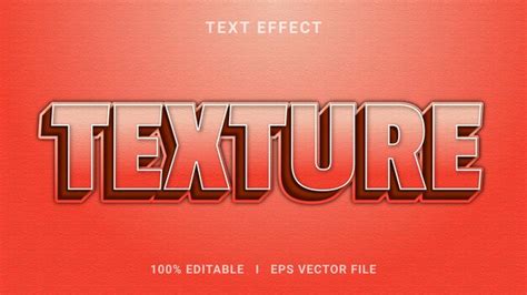 Premium Vector Texture 3d Editable Text Effect Premium Vector For