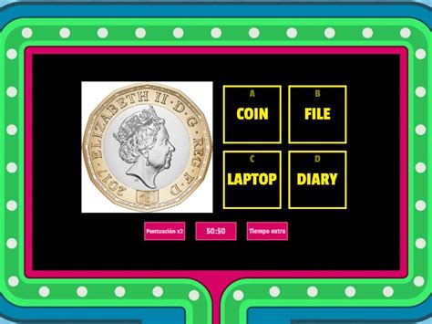 Classroom Objects Gameshow Quiz