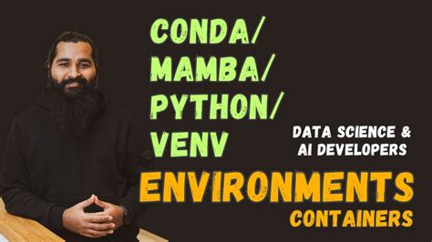 Condapipvenvmamba Environments A Complete Guide Youtube