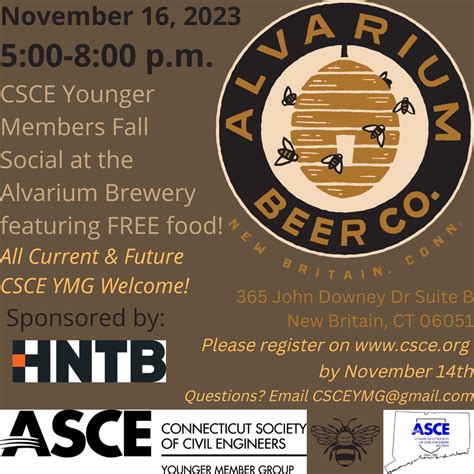 Please Register By November 14th For The Csce Ymg Fall Social For