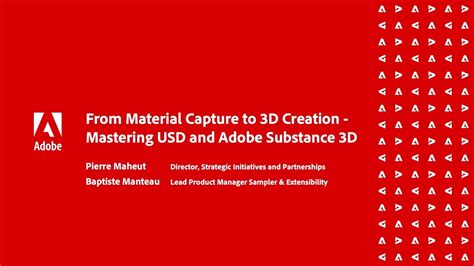 From Material Capture To 3d Creation Mastering Usd And Adobe Substance 3d Gtc 24 2024