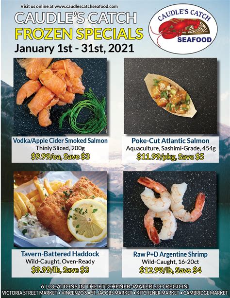 Weekly Flyer New Flyer Every Friday Caudles Catch Seafood