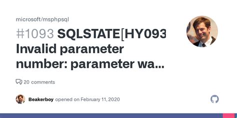 SQLSTATE HY093 Invalid Parameter Number Parameter Was Not Defined
