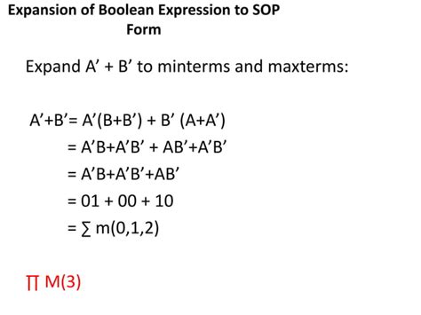 4 Boolean Function And Their Representationpptx