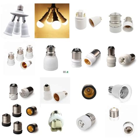 Led Bulb Tube Lamp Light Adapter Base Holder Converter Led Lamp Light Base Adapter And Led