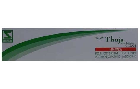 Schwabe Topi Thuja Cream Uses Price Dosage Side Effects Substitute
