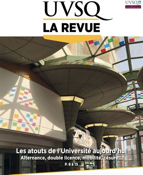 Le Numéro 10 De Uvsq La Revue Est Paru Uvsq