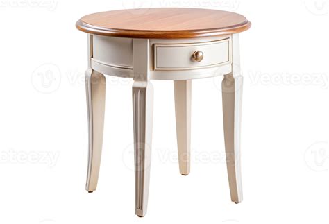 Small Round Wooden Table 56885788 Png