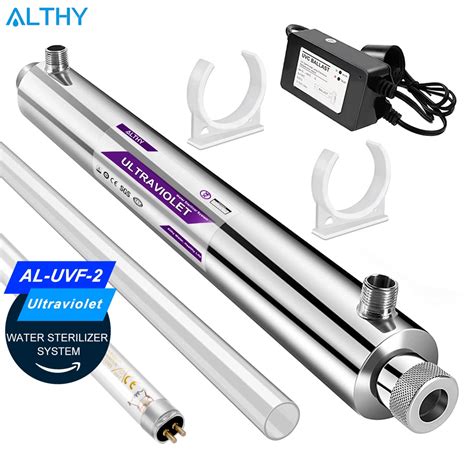Althy Uv Water Sterilizer System Uv Lamp Ultraviolet Light Purifier Disinfection Filter