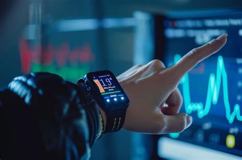 Premium Photo A Person Using A Wearable Ecg Monitor For Heart He