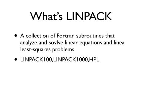 High Performance Linpack Pdf