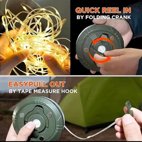 Retractable String Lights 8m The Wanderlust Ones Retractable String Lights 8m The Wanderlust Ones