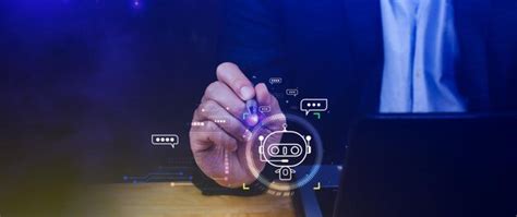 Premium Photo Businessman Using For Digital Chatbot Robot Application Conversation Assistant