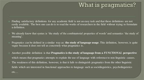 Solution Defining Pragmatics Ds 1 5 Studypool