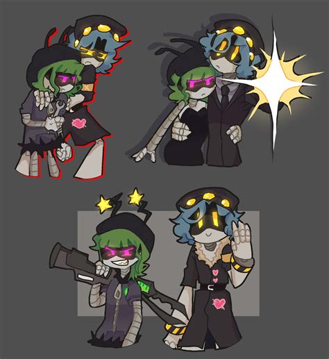 Syd 🪐 14 Comm Slots On Twitter Murder Drones Fanart Spinny The