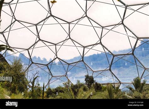 A Close Up View Of A Geodesic Dome Structure With A Hexagonal Pattern Showcasing The Intricate