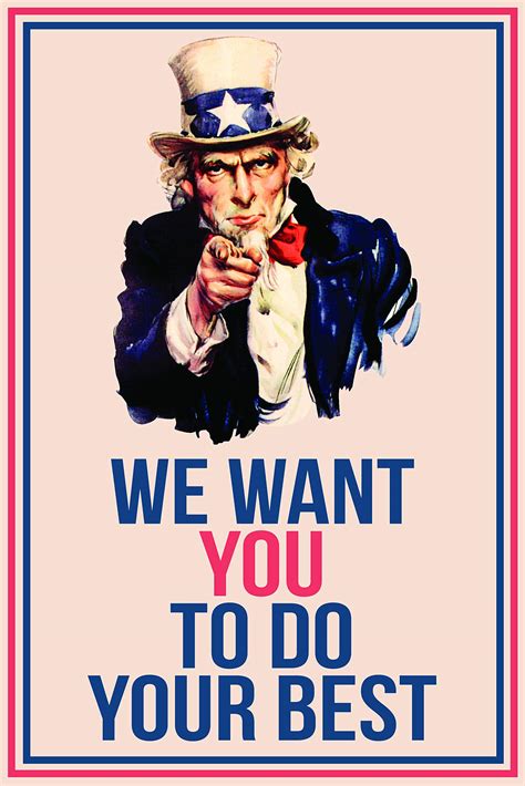 We Want You Poster