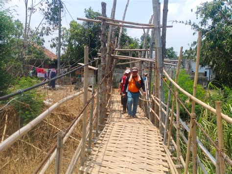 Jembatan Gantung Penghubung Antar Desa Yang Memprihatinkan Di Subang Jawa Barat Bhahana