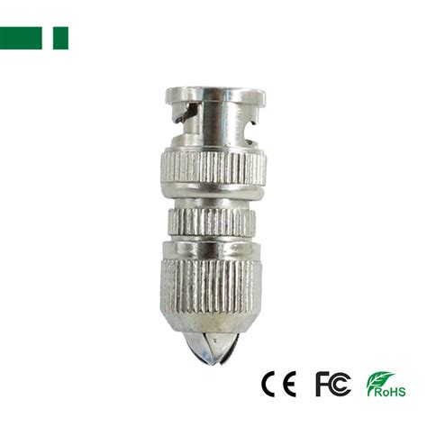 Bnc Male Connector With Screw Copper Core