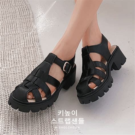 오리진 청키통굽 트레드 피셔맨 샌들 글래디에이터샌들 스트랩샌들 여름신상