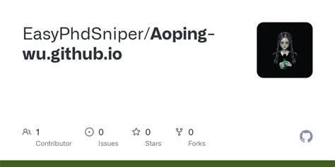 GitHub EasyPhdSniper Aoping Wu Github Io