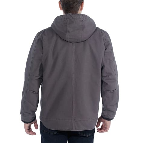 Carhartt Mens Gravel Medium Weight Woven Hooded Insulated Work Jacket