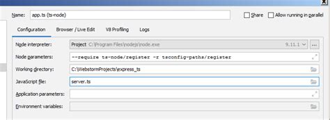 Webstorm Nodejs Typescript Express Debug Stuck On Connecting To Localhost Stack Overflow