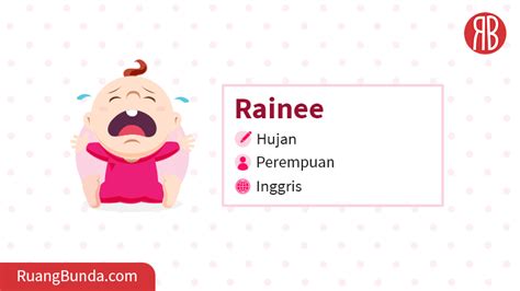 Rainee Arti Nama Kombinasi Rangkaian Nama Sifat And Karakter