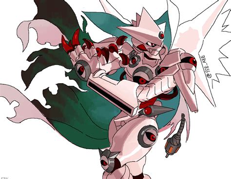 Charismon Digimon Highres Appmon Armor Cape Extra Eyes Full