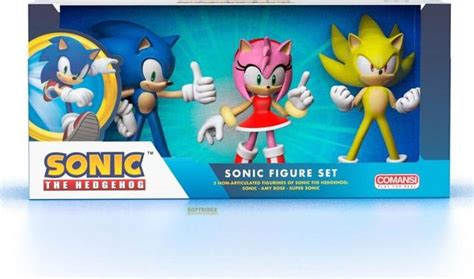 Comansi Sonic The Hedgehog Wave 2 3 Figurine T Box Set Galaxus