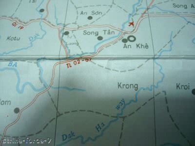 Qui Nhon Binh Dinh Vietnam War Map 1971 An Khe 40939071