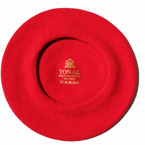 Барета TONAK, 100% вълна, червена – Online fashion store Joli